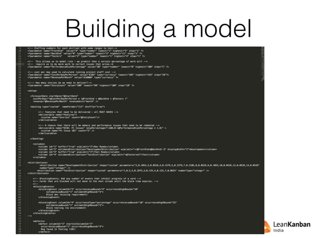 lean kanban india 2017 | Stochastic models for forecasting projects ...