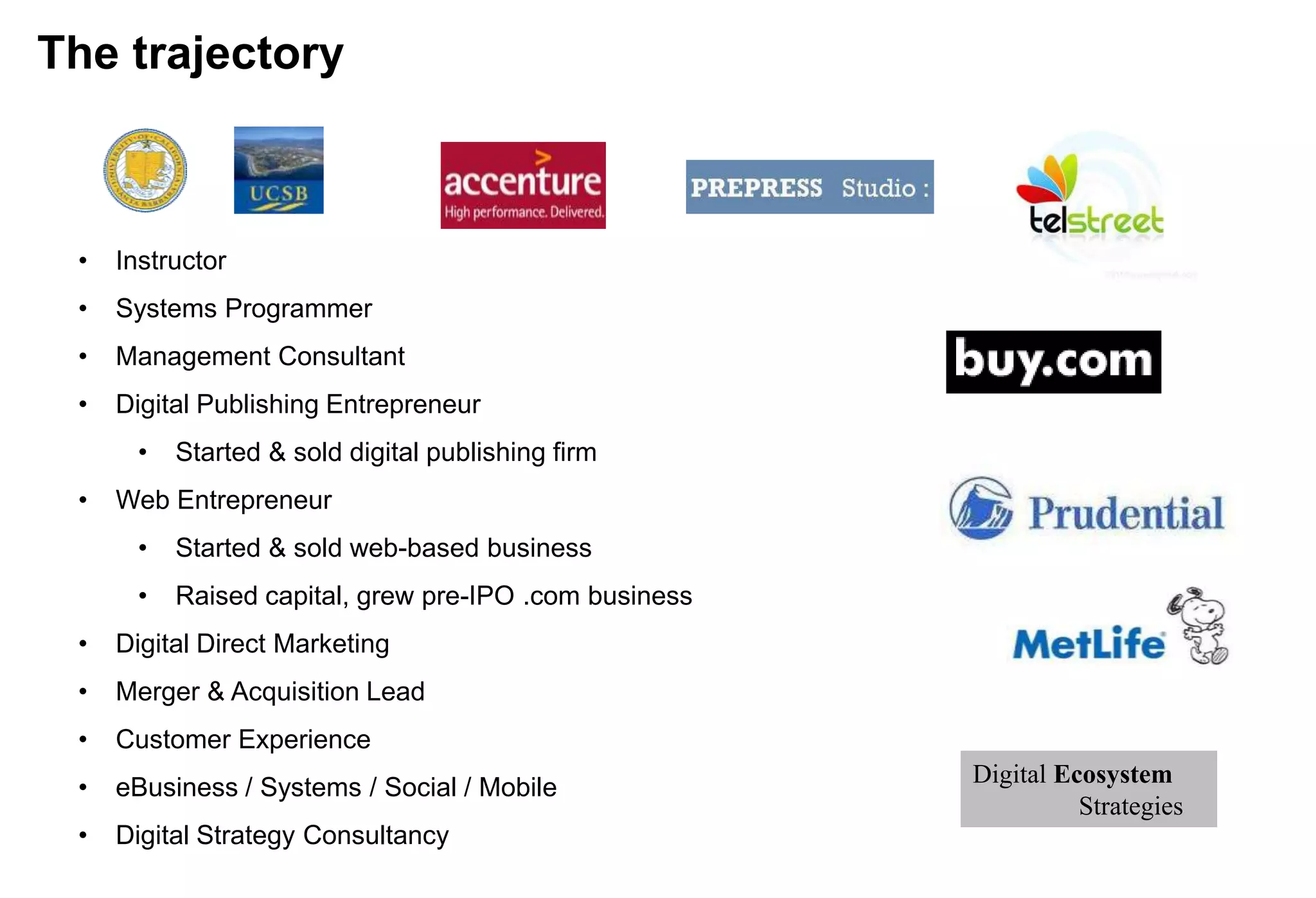 The Future of Customer Centricity - Digital Ecosystems | PPT