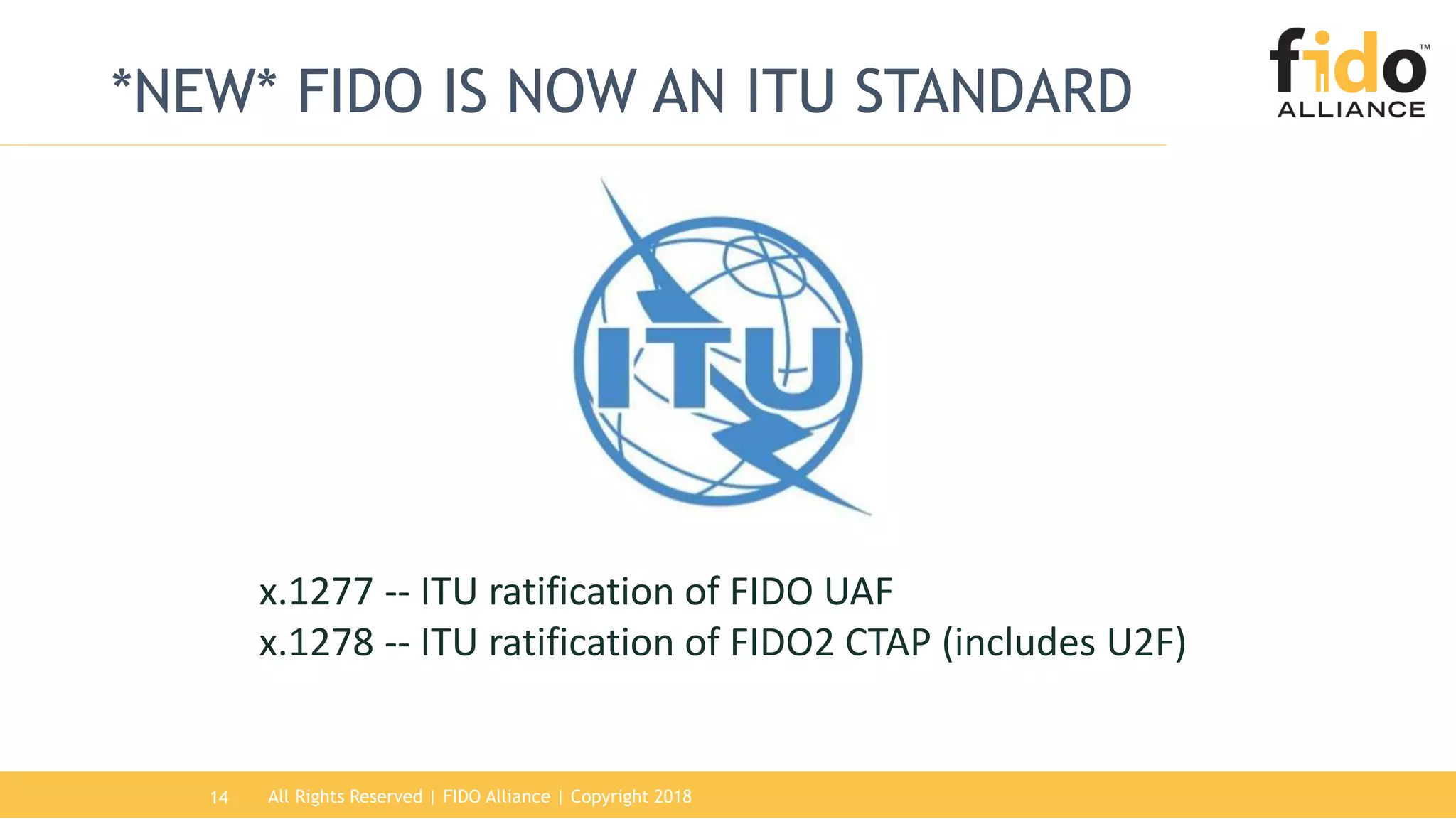 FIDO Alliance Vision and Status | PDF