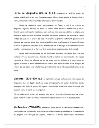 Breve historia-del-algebra-prof gutierrez | DOC