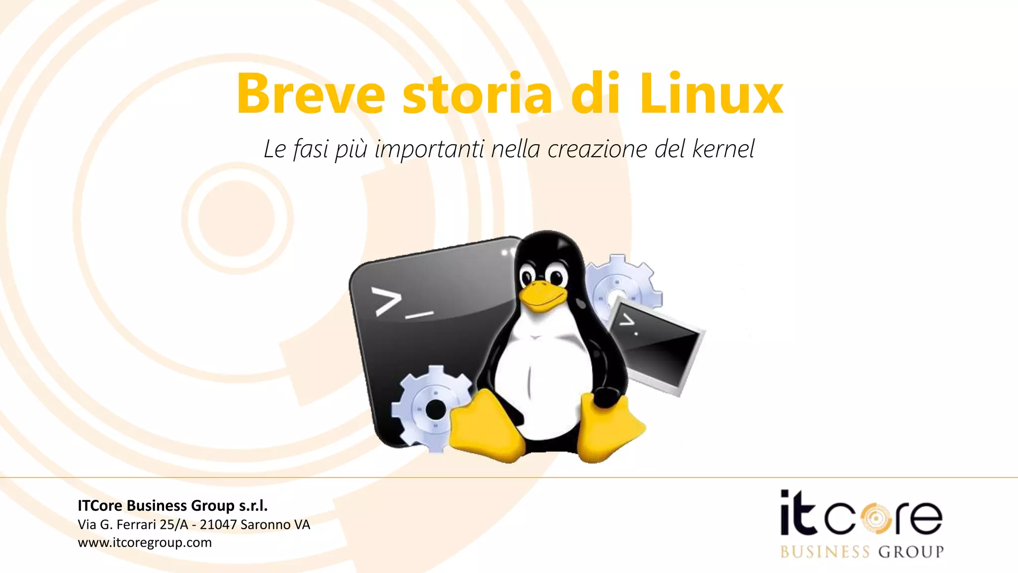 Breve storia di linux | PPT