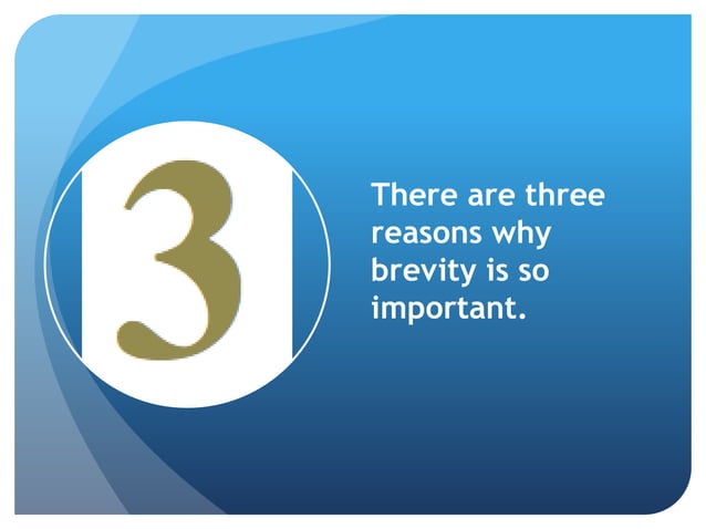 Brevity in Police Reports | PPT