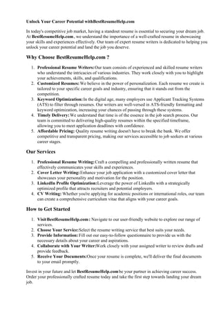 Brewery Resume | PDF