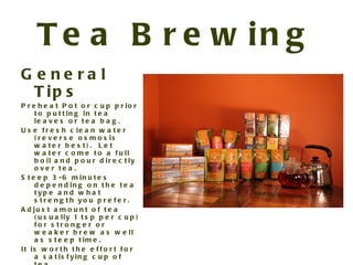 Tea Brewing Guide | PPT