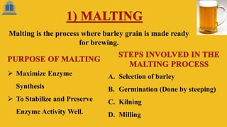 Brewing of a lager beer | PPTX