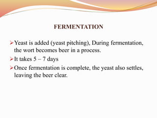 Brewing of beer | PPTX