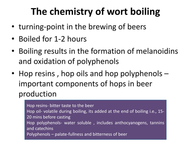 Chemistry in Brewing- Beer | PPT