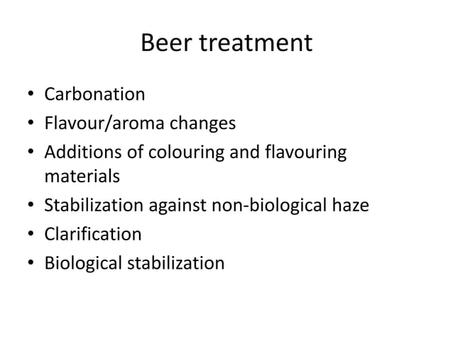 Chemistry in Brewing- Beer | PPT