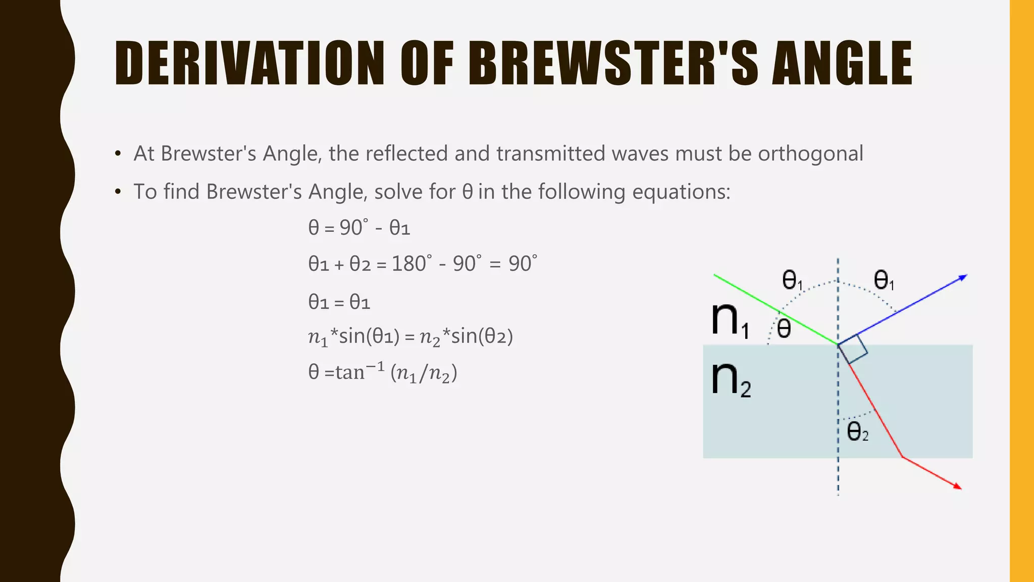 Brewster's angle | PPTX