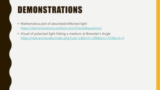 Brewster's angle | PPTX