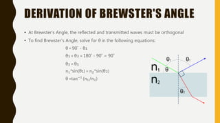 Brewster's angle | PPT