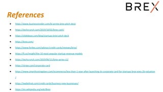 Brex company analysis | PPT