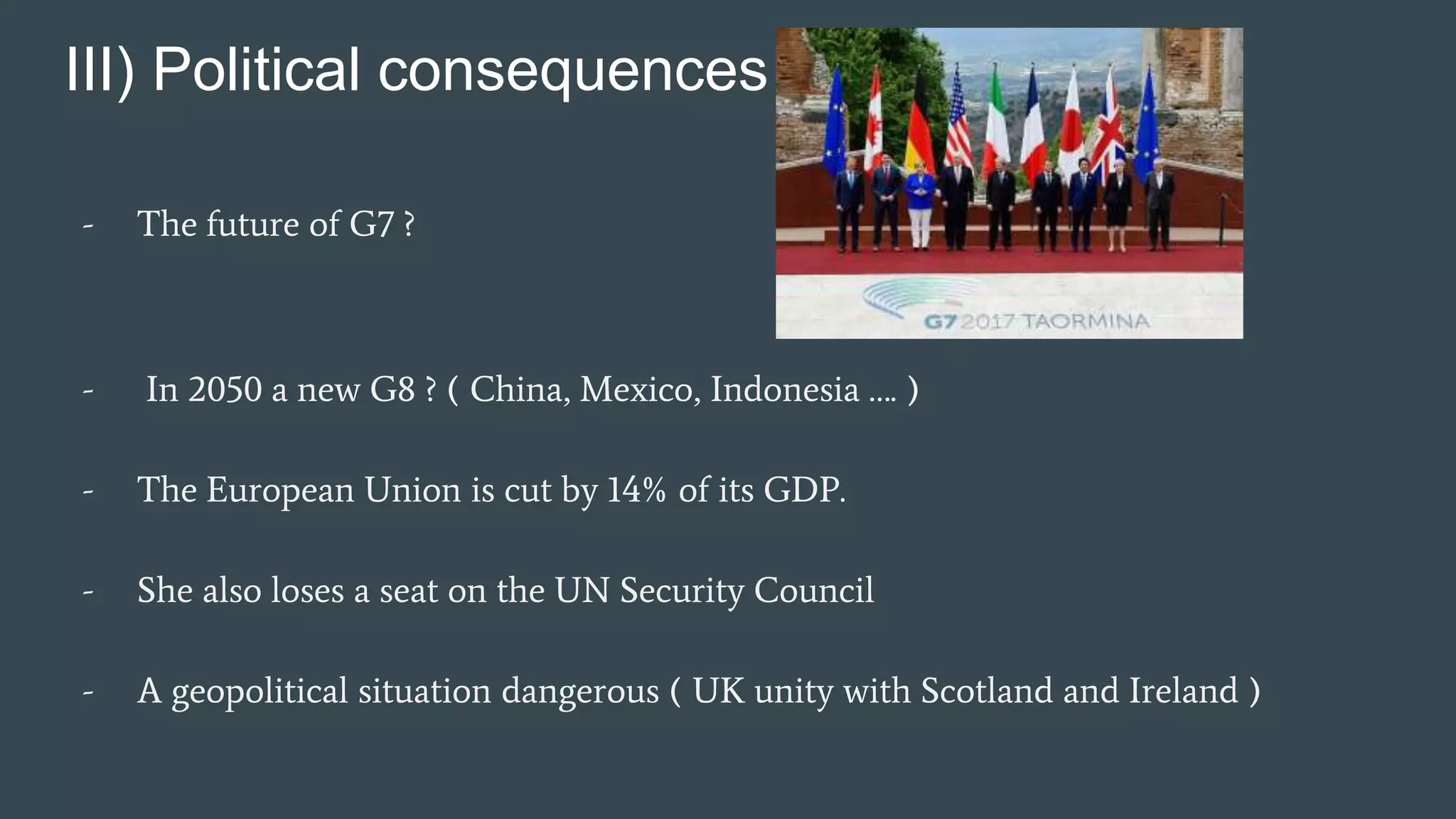 Brexit & its consequences | PPTX