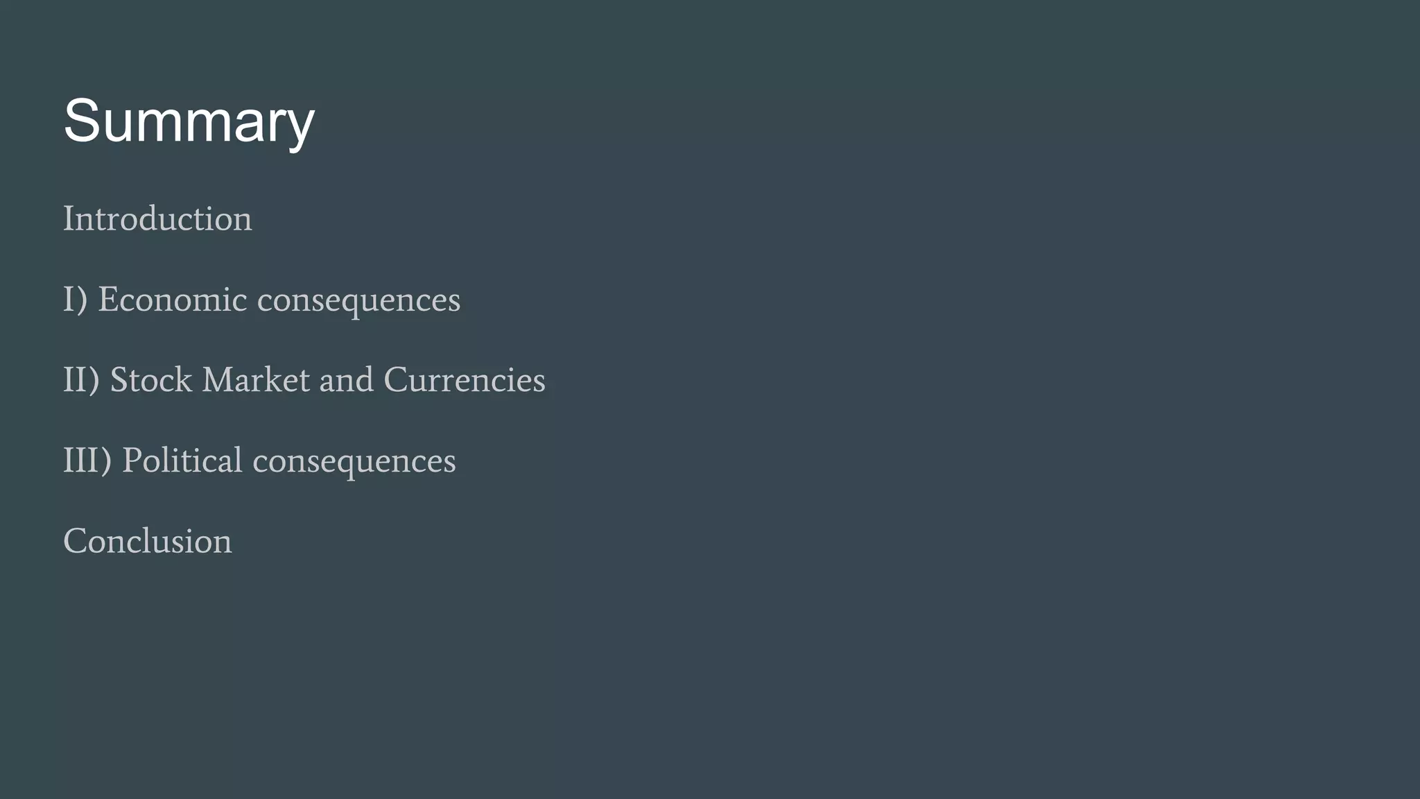 Brexit & its consequences | PPTX