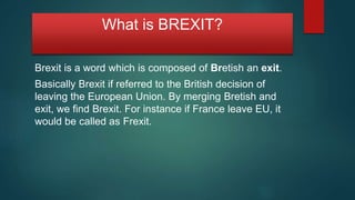 Brexit | PPT