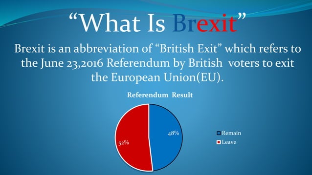 presentation on Brexit. | PPTX