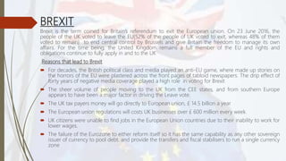 Impact of Brexit on world | PPTX