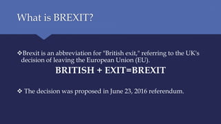 Brexit | PPTX