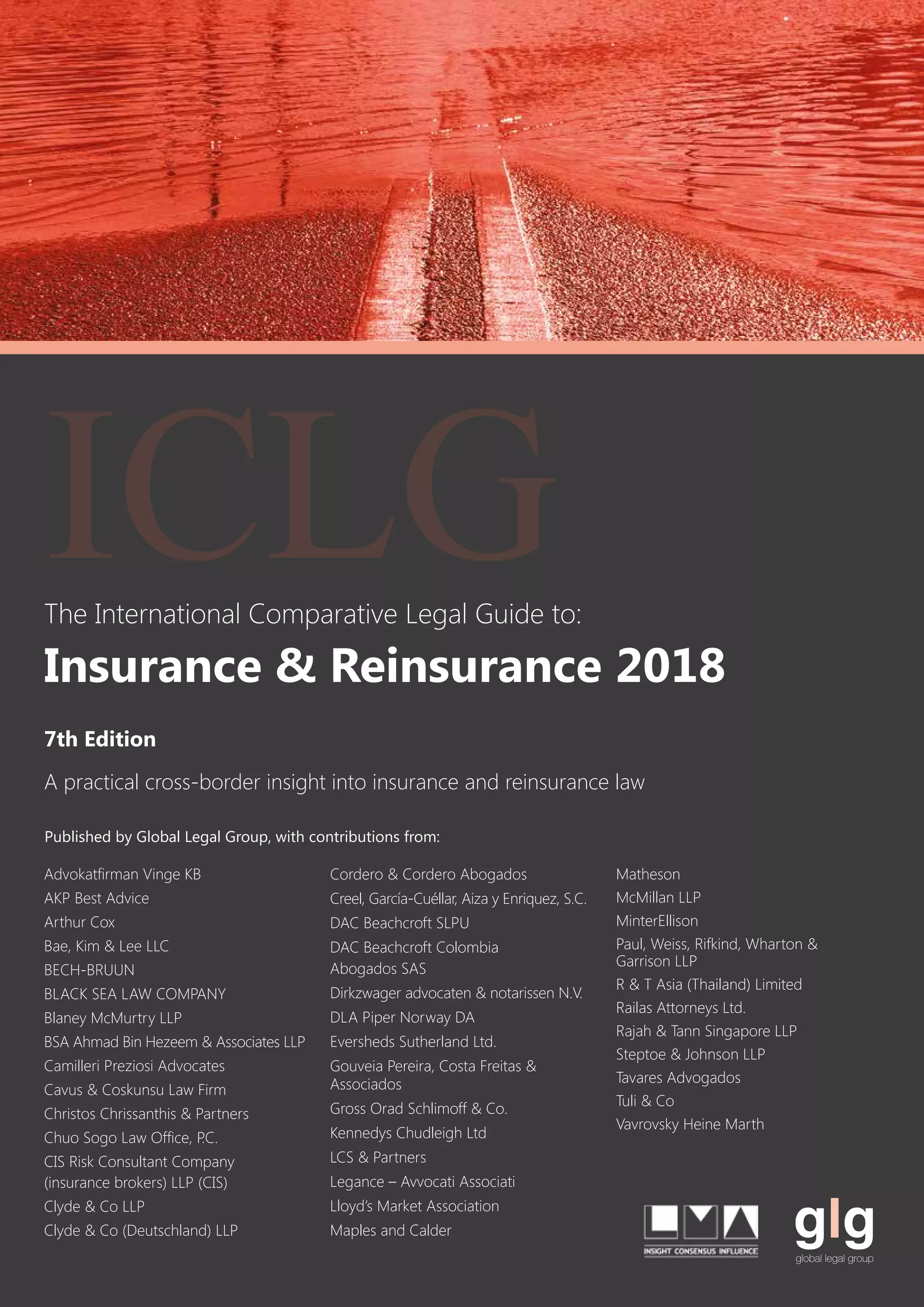 The International Comparative Legal Guide to Insurance and Reinsurance ...