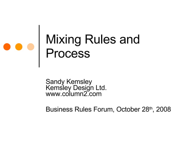Mixing Rules and Process | PPT