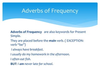 Simple present explanation all forms beginners | PPT