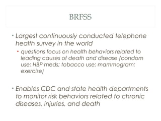 BRFSS | PPT