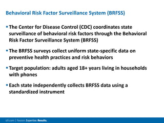Combining State Data from Behavioral Risk Factor Surveillance System ...