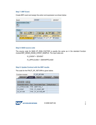 BRF (Business Rules Framework) Tool in CRM | PDF