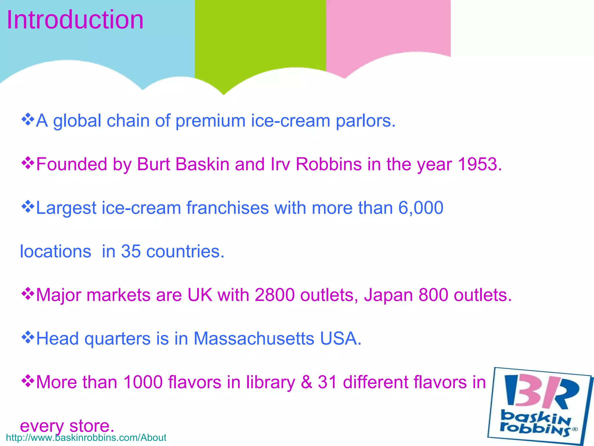 Baskin Robbins Global Marketing | PPT