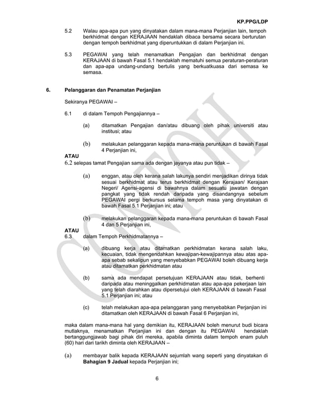 Brg perjanjian pembiayaan pendidikan guruedited without penj | PDF