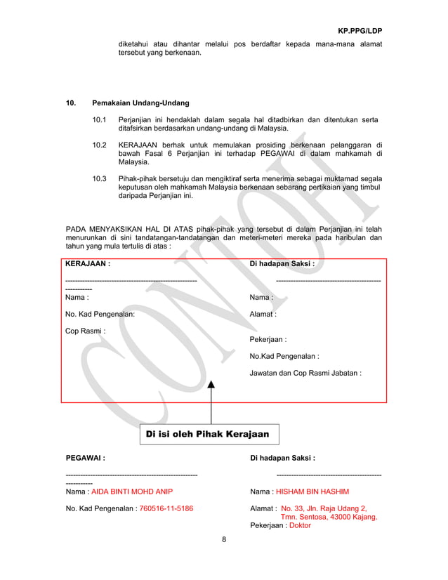 Brg perjanjian pembiayaan pendidikan guruedited without penj | PDF