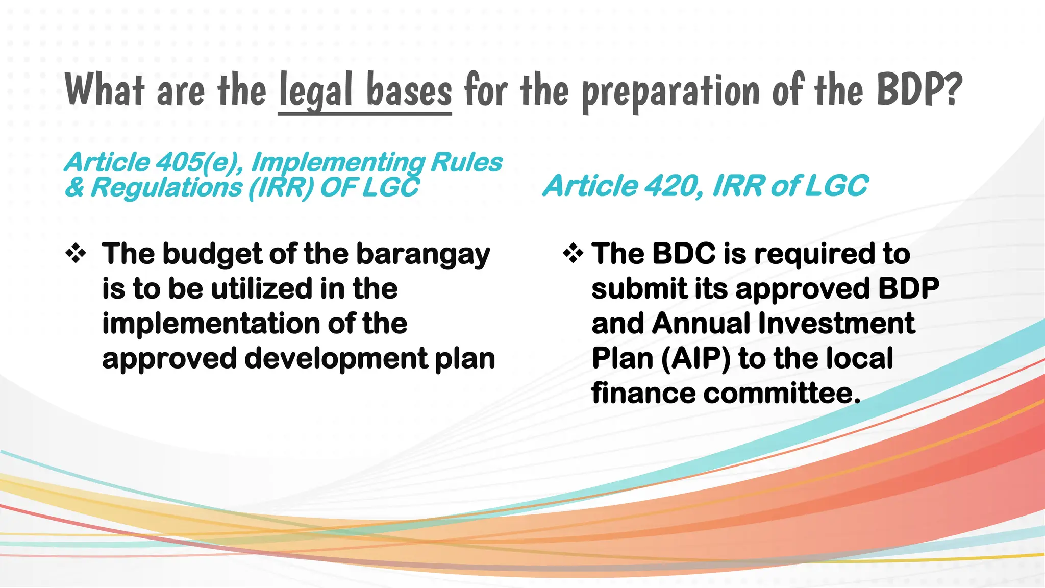 Barangay Development Planning, Barangay Development Planning | PPTX