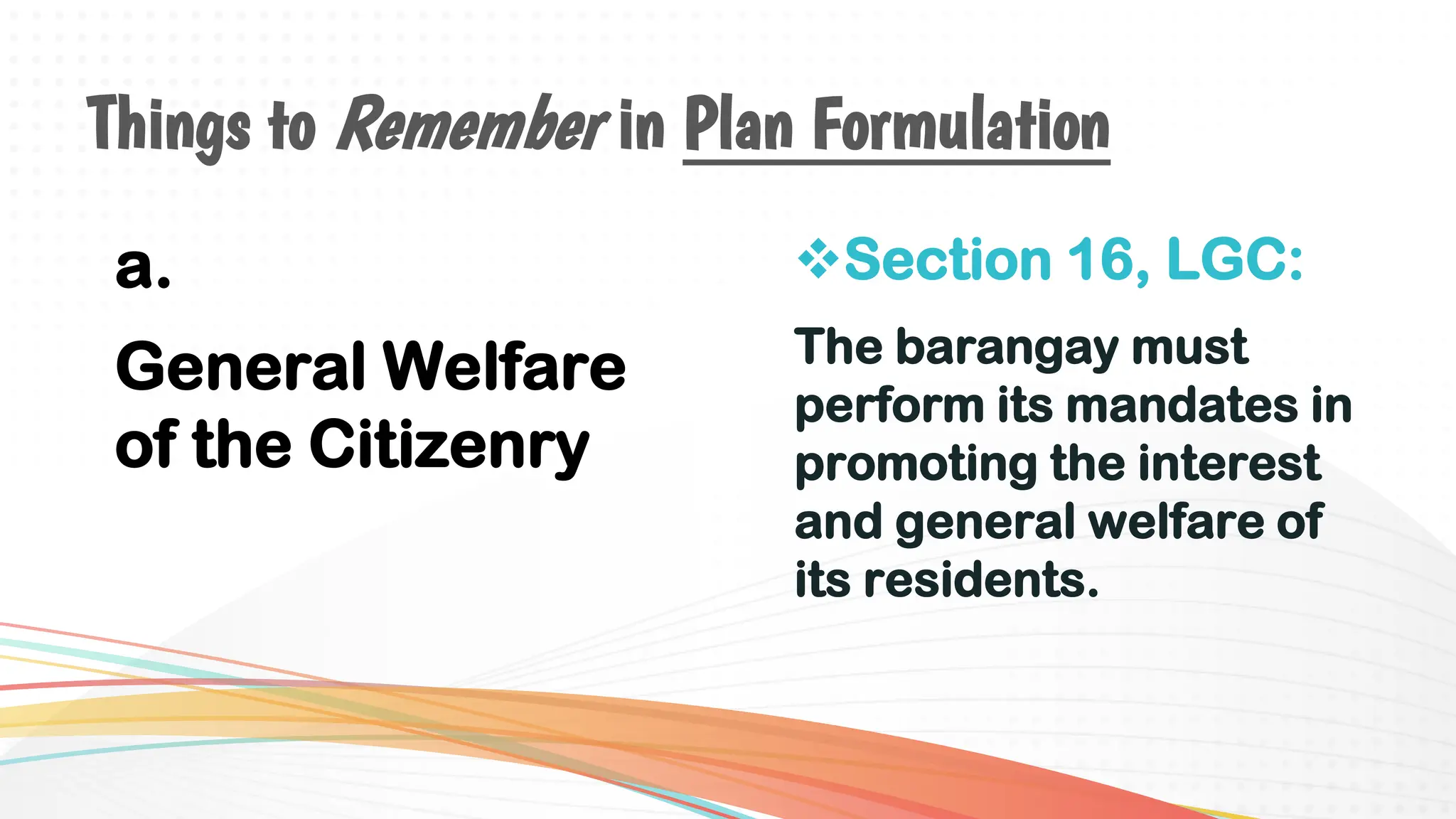 Barangay Development Planning, Barangay Development Planning | PPTX