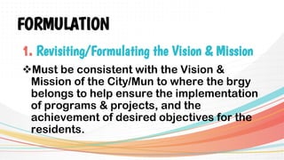 Barangay Development Planning, Barangay Development Planning | PPTX