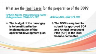 Barangay Development Planning, Barangay Development Planning | PPTX