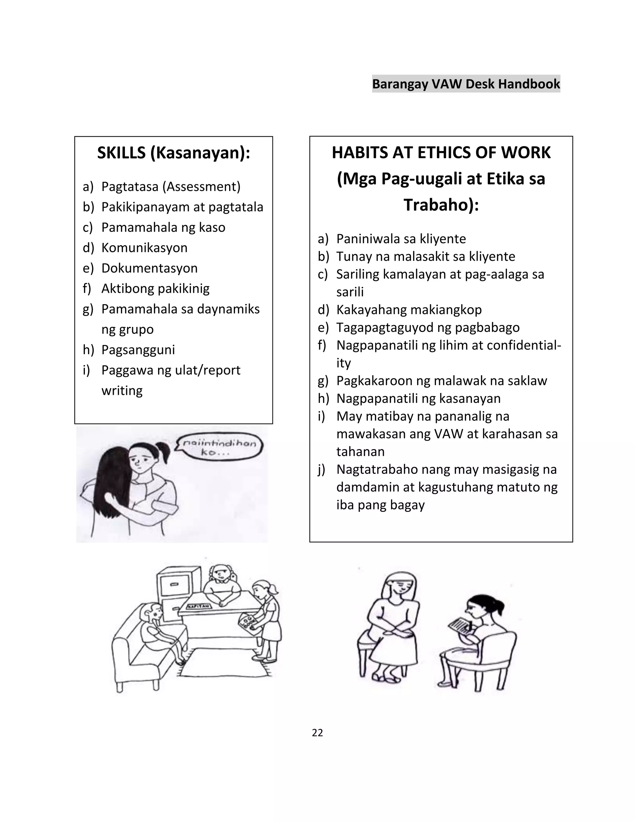 Brgy Vaw Handbook Tagalog Final Texts | PDF