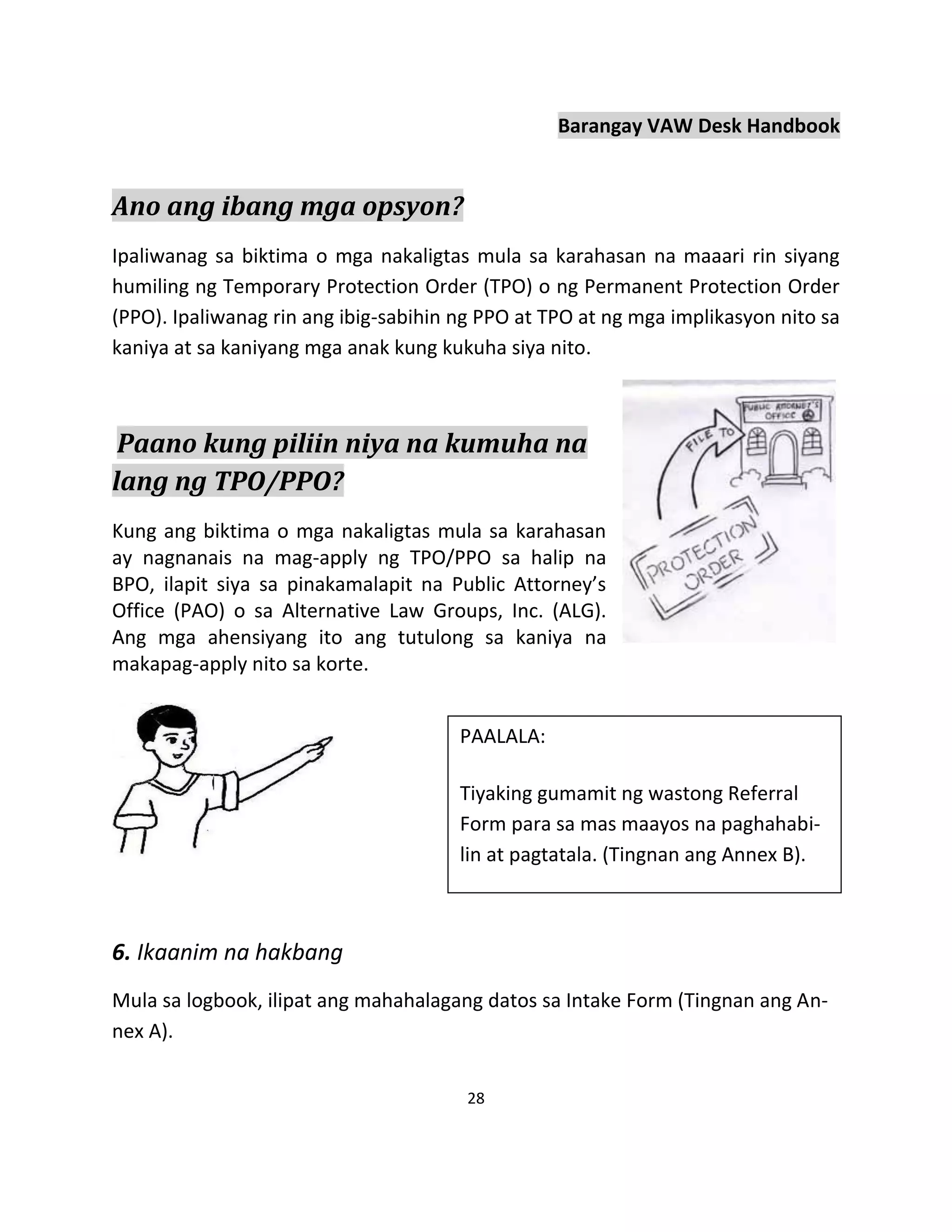 Brgy Vaw Handbook Tagalog Final Texts | PDF