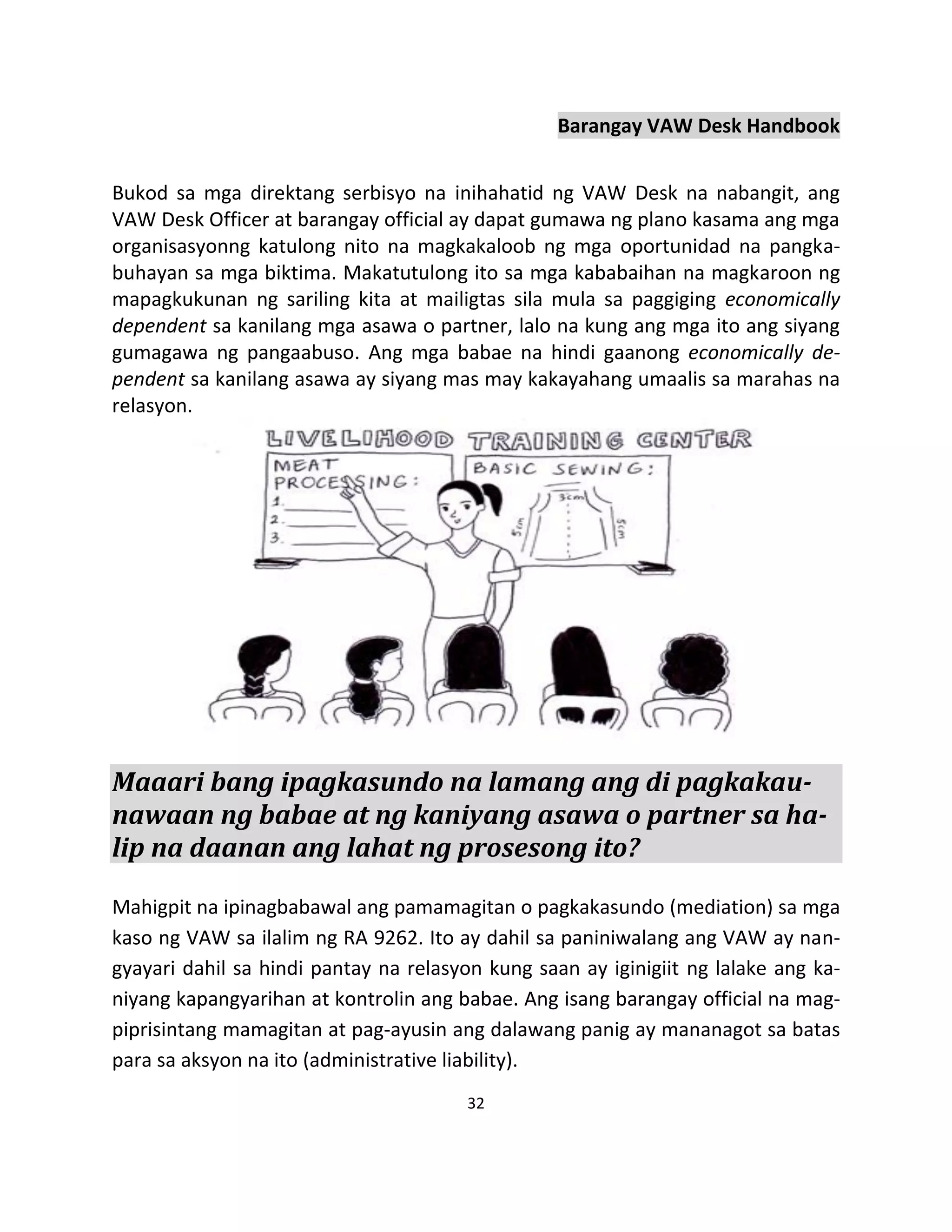 Brgy Vaw Handbook Tagalog Final Texts | PDF