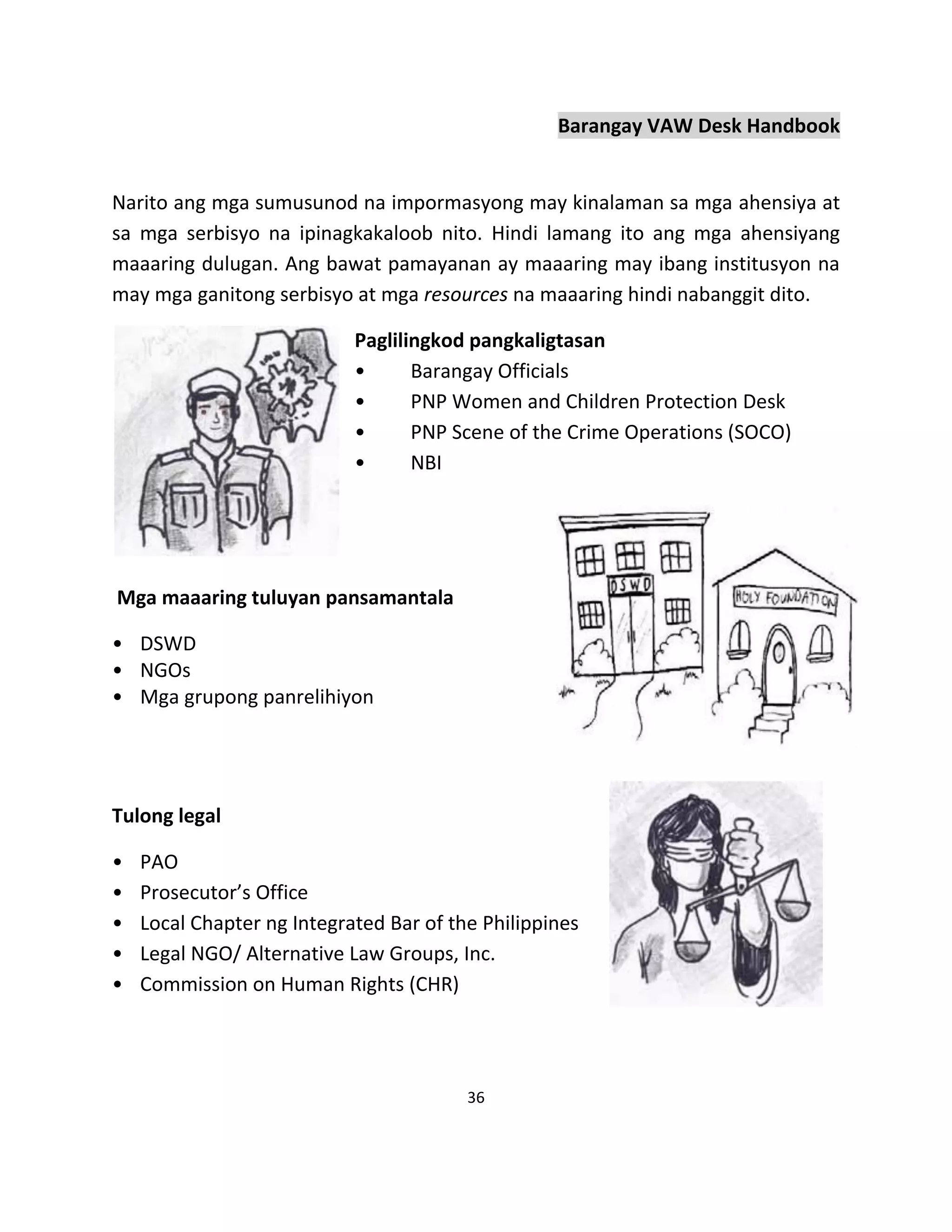 Brgy Vaw Handbook Tagalog Final Texts | PDF
