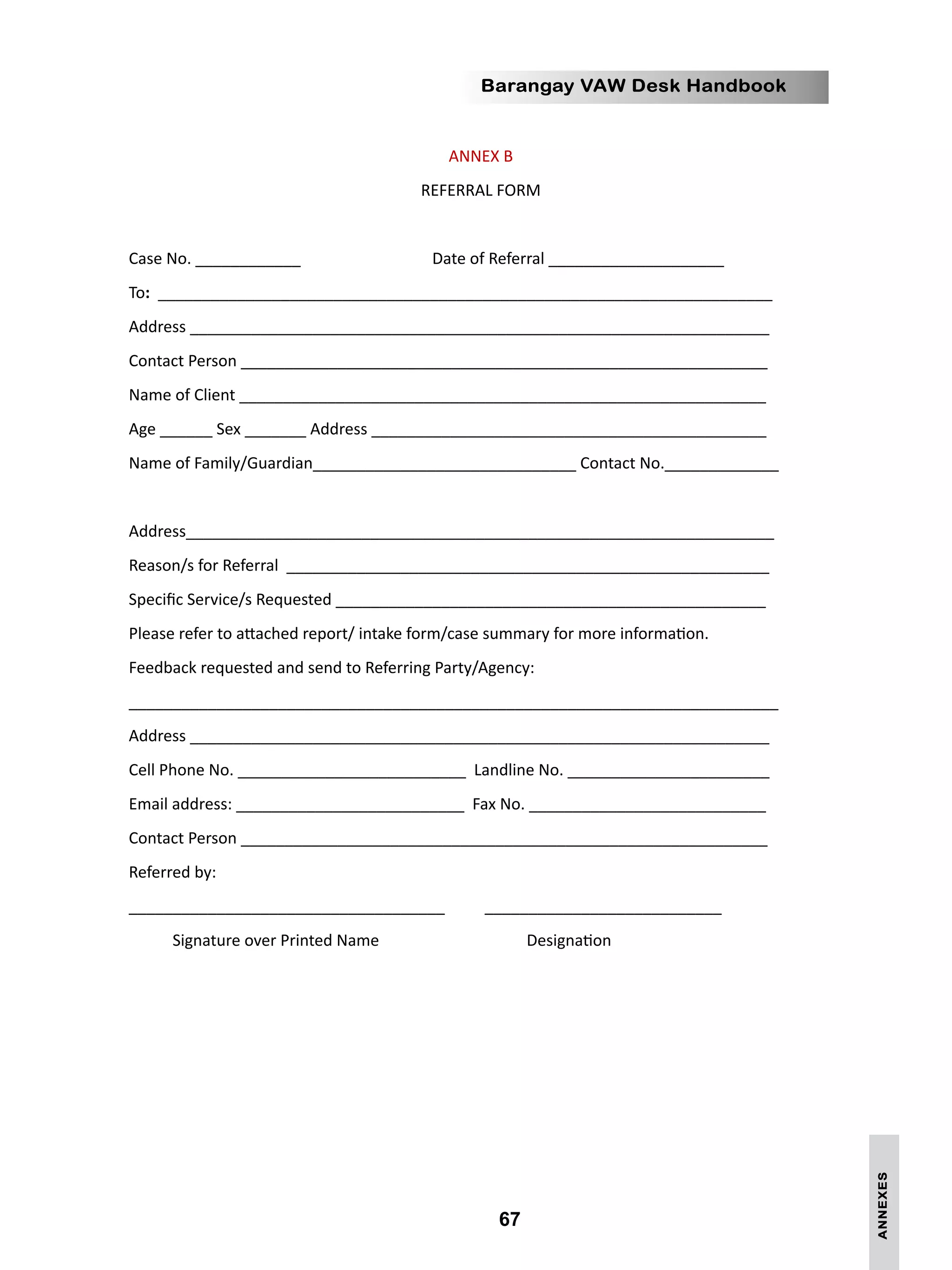 Brgy Vaw Handbook Tagalog Final Texts | PDF