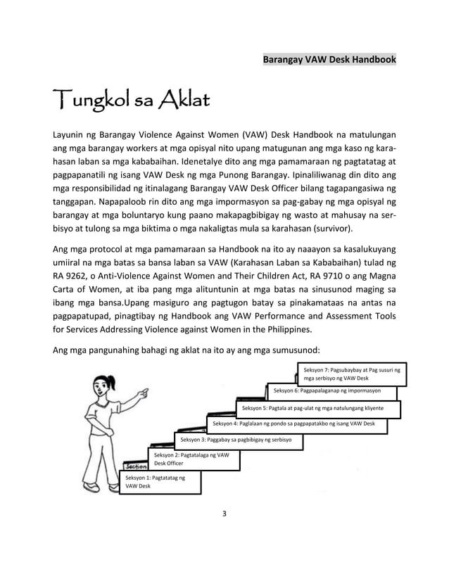 Brgy Vaw Handbook Tagalog Final Texts | PDF