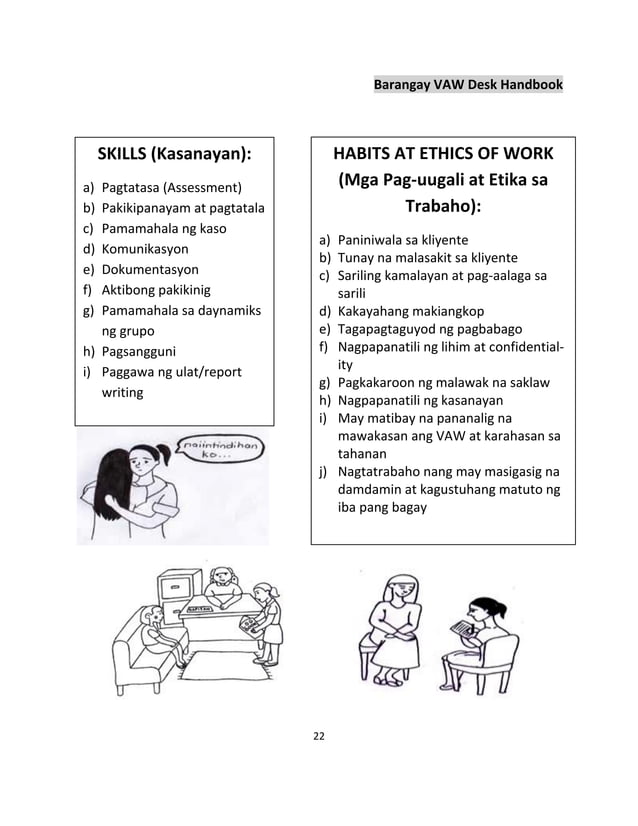 Brgy Vaw Handbook Tagalog Final Texts | PDF