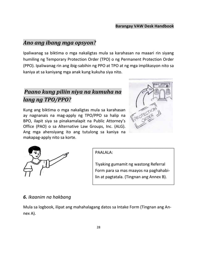Brgy Vaw Handbook Tagalog Final Texts | PDF