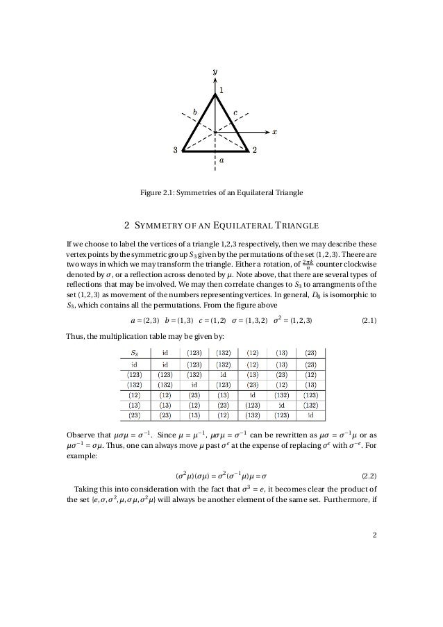 Brian Covello Research In Mathematical Group Representation Theory A…