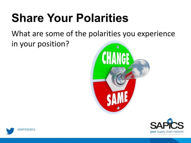Problem Solving VS. Polarity Management: You need to know the ...