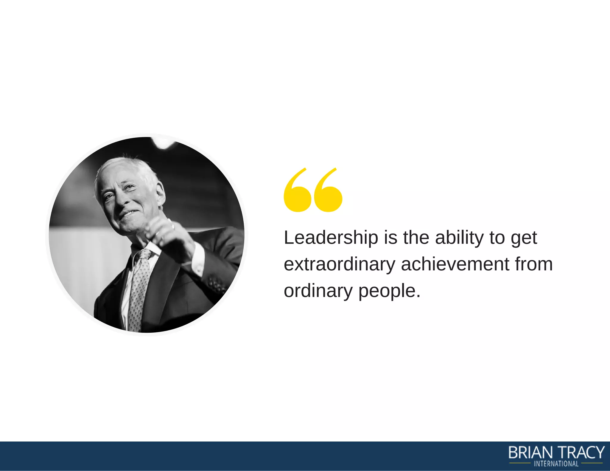 20 Brian Tracy Leadership Quotes for Inspiration & Success | PDF
