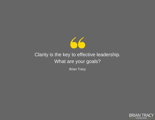 20 Brian Tracy Leadership Quotes for Inspiration & Success | PDF