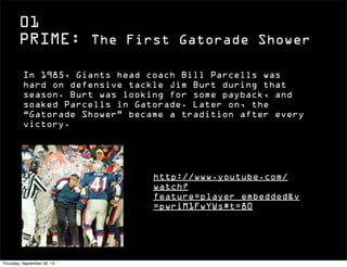 Gatorade Brand Vision Presenation | PDF