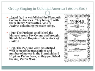 A Brief History of Music Education in America | PPTX