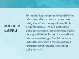 Brian Erik Jamison Portland Painting Contractor | PPT